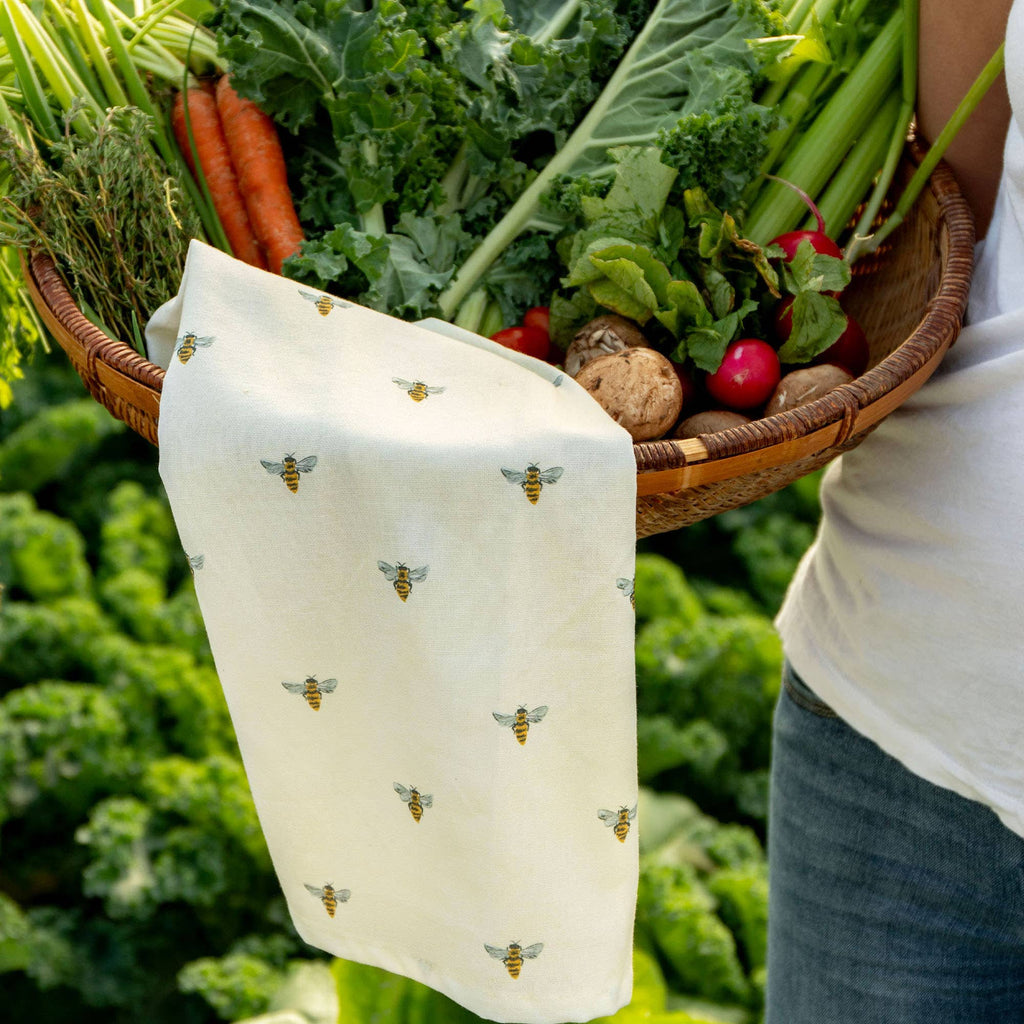Honey Bees Kitchen Towel – Beachy Bee